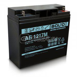Аккумулятор стационарный свинцово-кислотный АБ 1217М с регулир ...