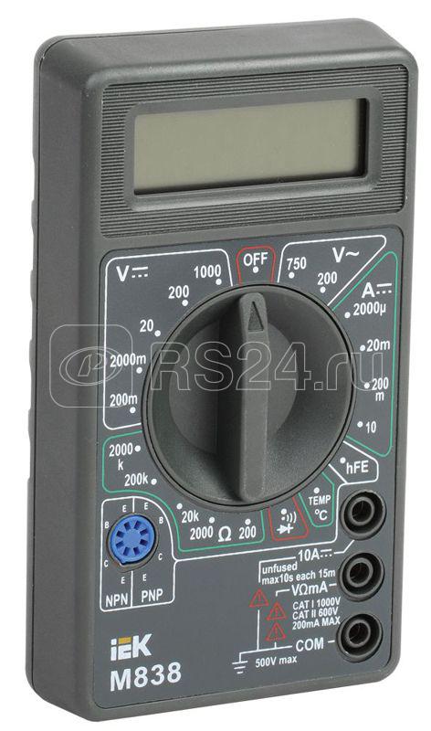 Мультиметр цифровой Universal M838 IEK TMD-2S-838 купить, цена 873.6 ...