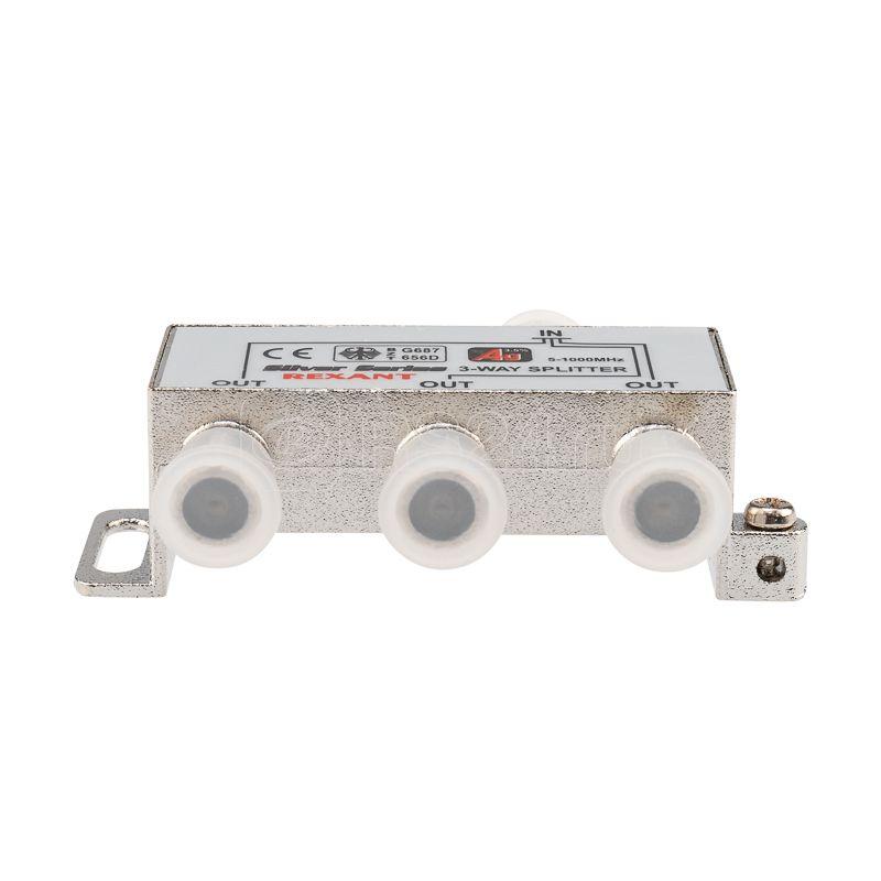 Делитель ТВ краб х3+4шт F BOX 5-1000 МГц Silver Rexant 05-6102 купить, цена 281.0 руб. | портал ...