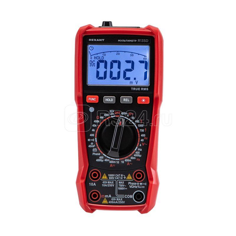Мультиметр универсальный R135D Rexant 13-3151 купить, цена 2472.0 руб. | портал электротехники ...