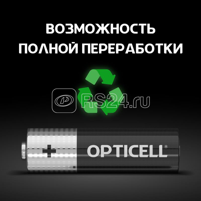 Элемент питания алкалиновый AA/LR6 (блист. 12шт) Basic Opticell 5051010 ...