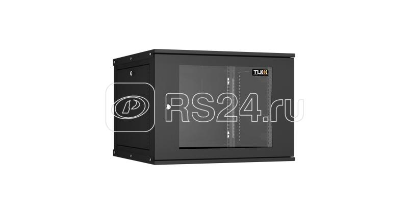 Шкаф настенный 19дюйм 9U стекл. дверь Ш600хВ436хГ600мм 2 пары монтаж ...