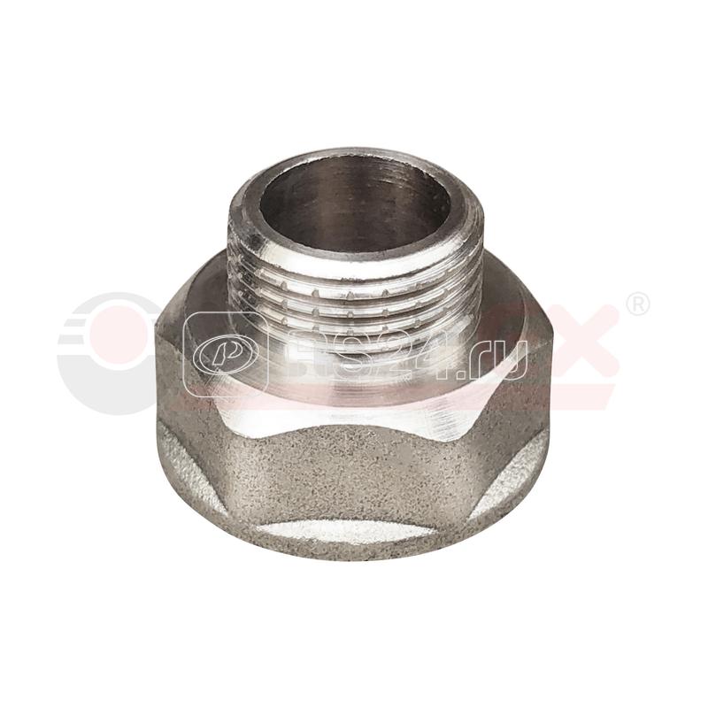 Переходник никелированный ВР 3/4дюйм-НР 1/2дюйм (170/10) VALFEX VF.592 ...